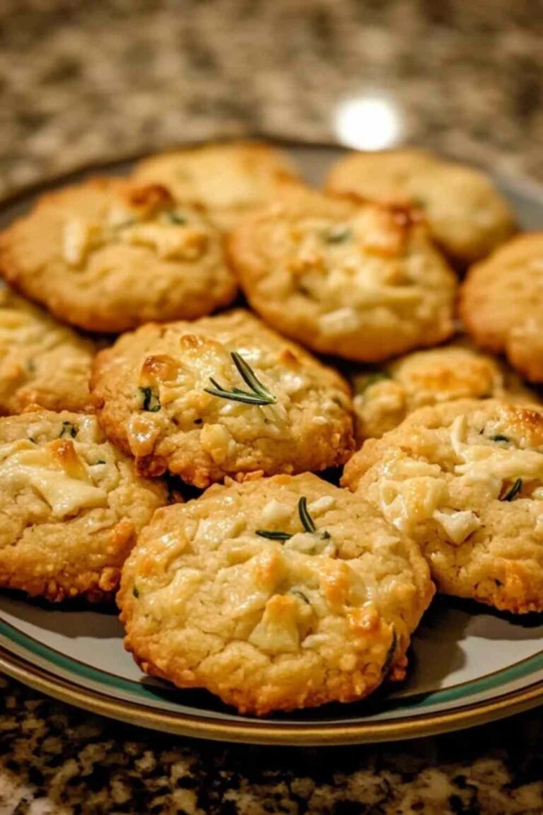 Cookies Salés au Chèvre et Miel avec une Touche de Romarin