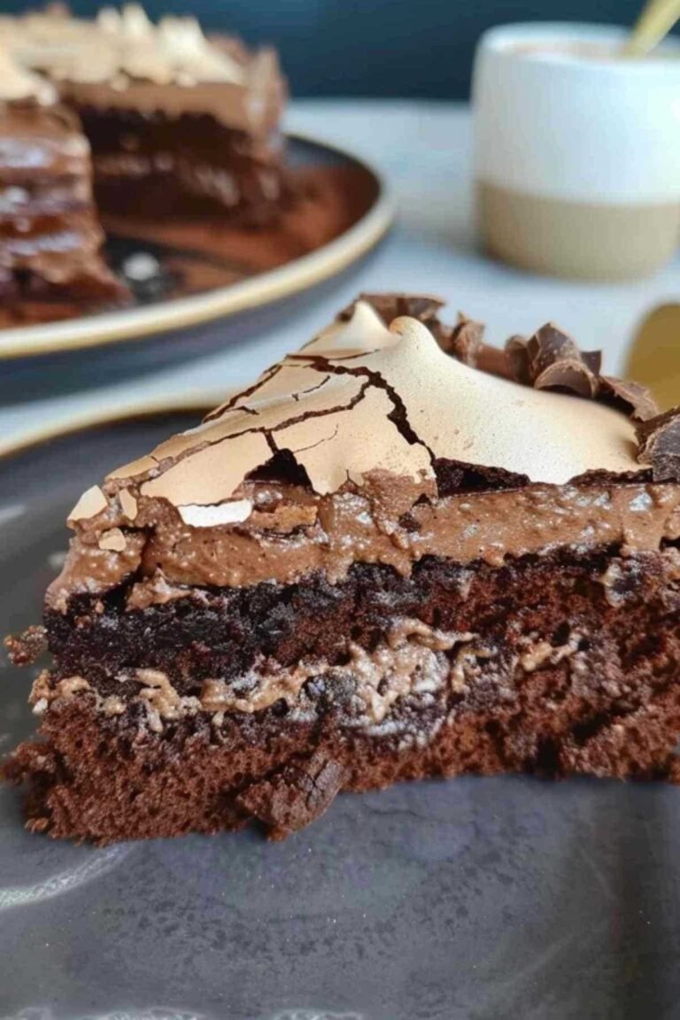 Gateau au Chocolat et Meringue : Prêt en 30 Minutes