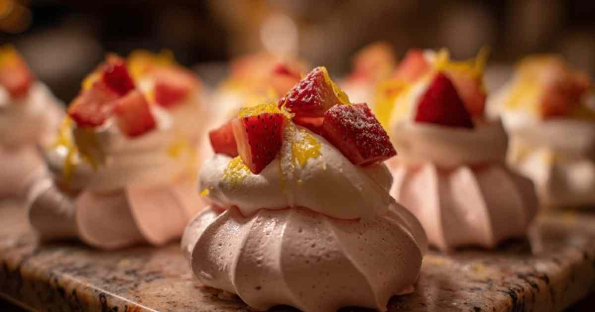 Meringues aux Fraises et Mascarpone - Dessert Léger et Rafraîchissant