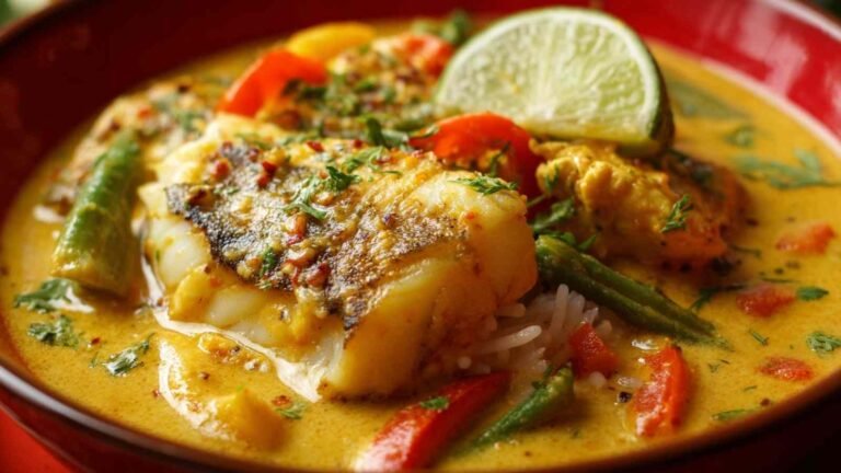 Poisson façon colombo au coco : recette créole authentique en 25 minutes