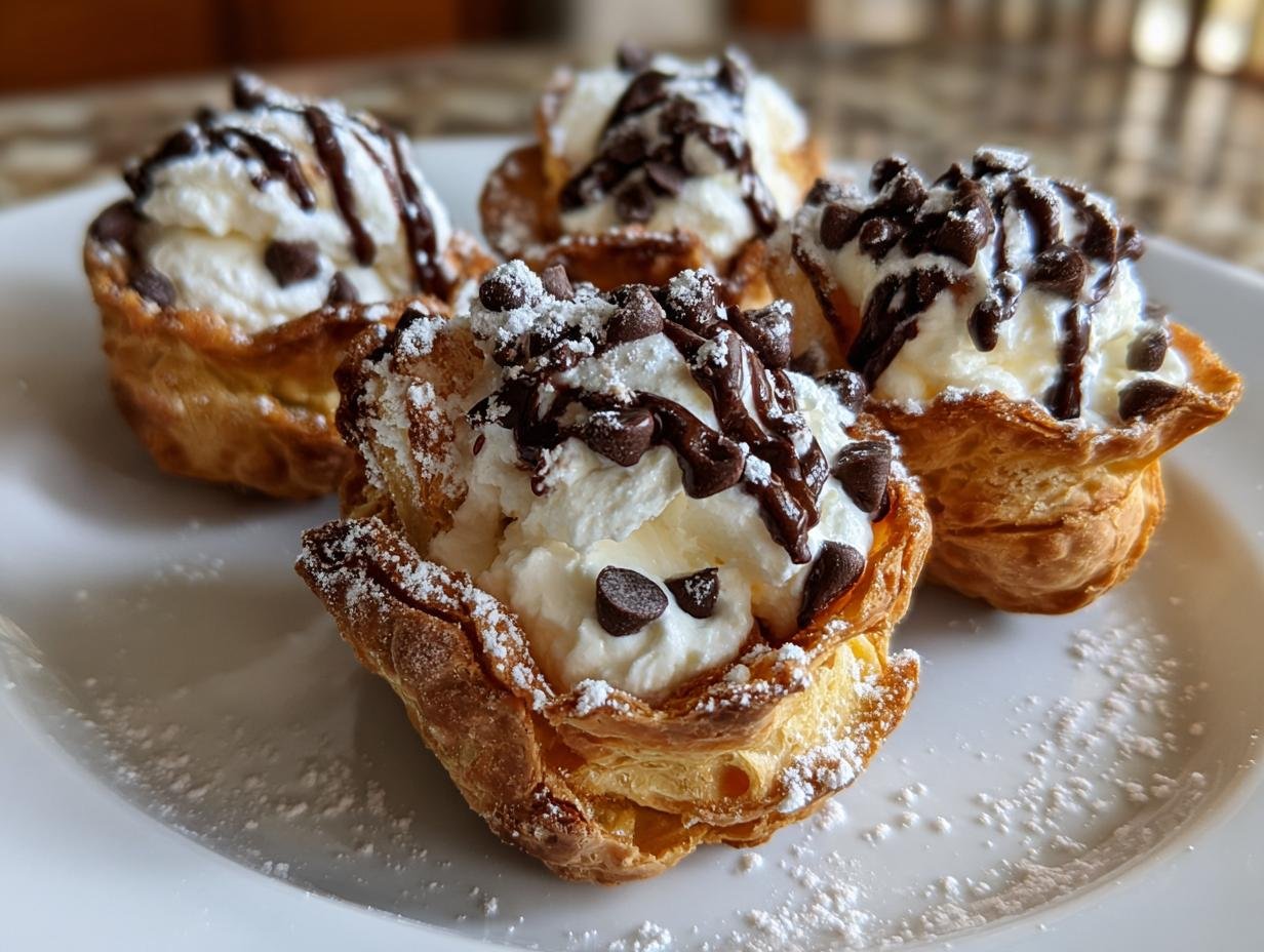 Mini Verrines Cannoli : succès garanti en 20 min