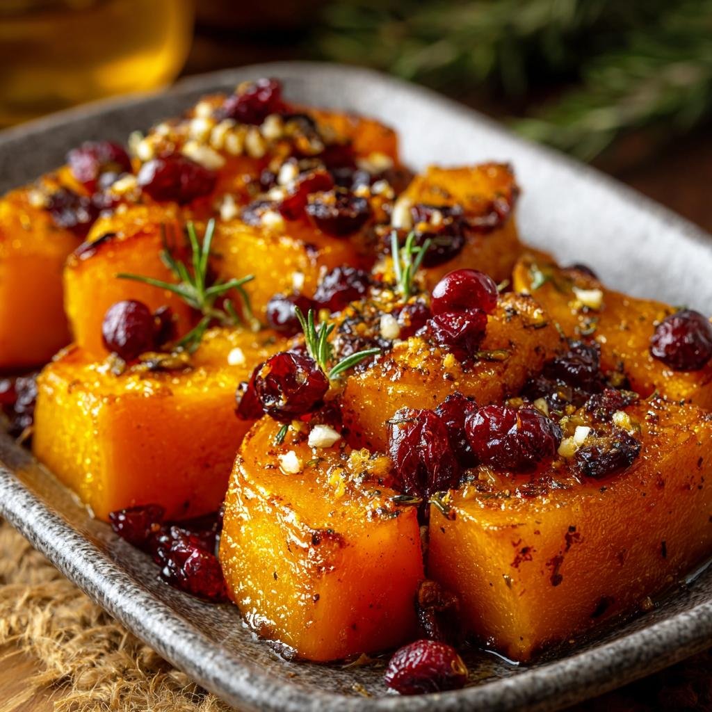 Courge Butternut Rôtie au Miel : un délice automnal