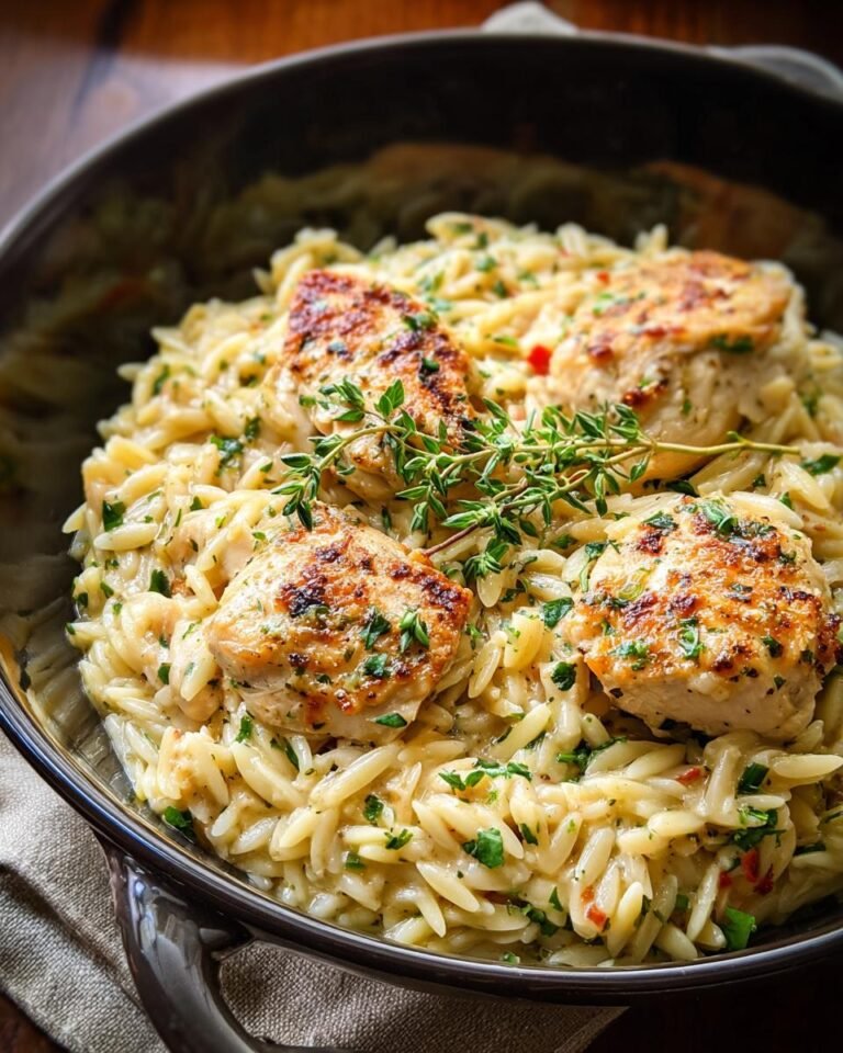 Poulet Orzo Parmesan Mijoteuse : 1 plat réconfortant