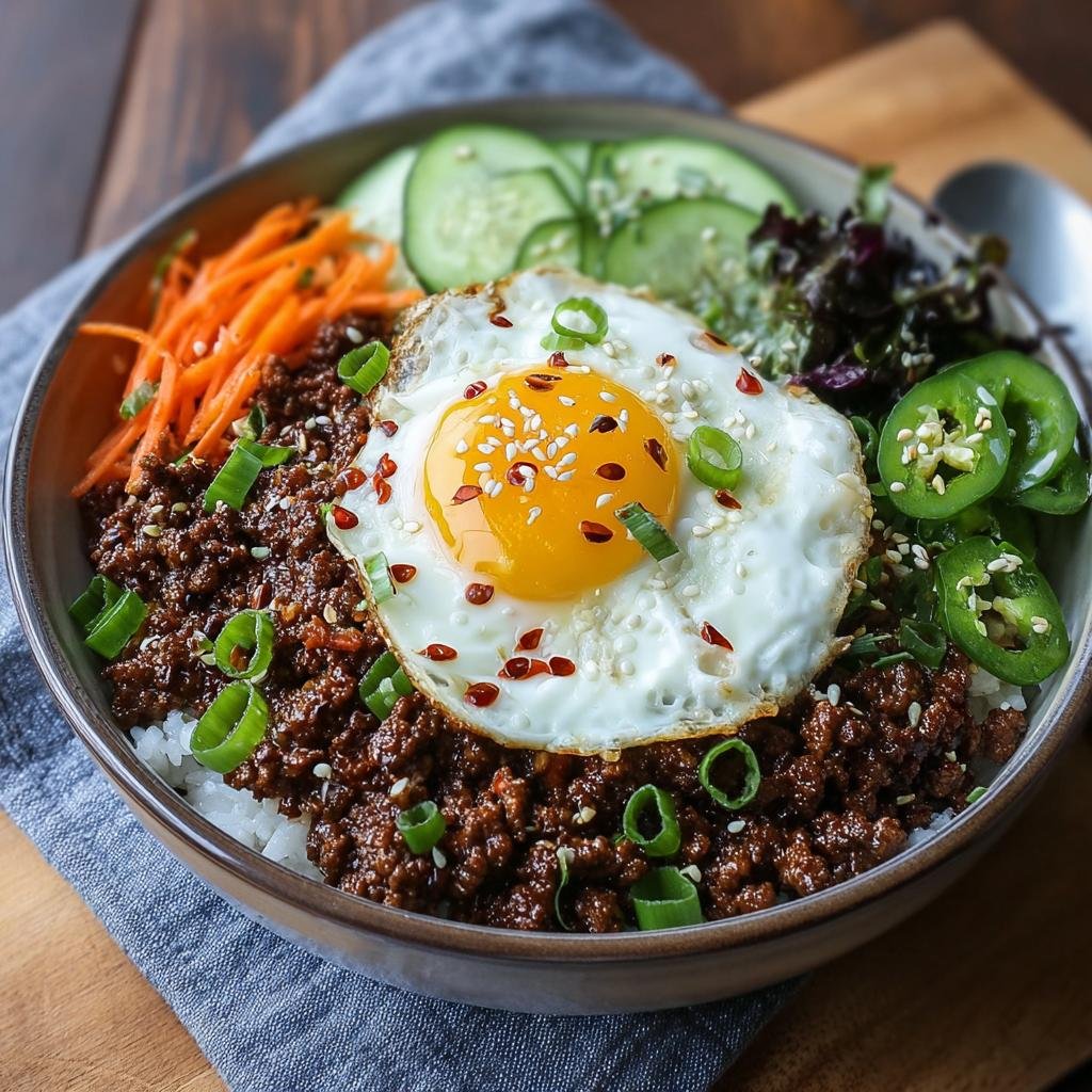 Bol de Bœuf Haché Coréen : 4 portions délicieuses