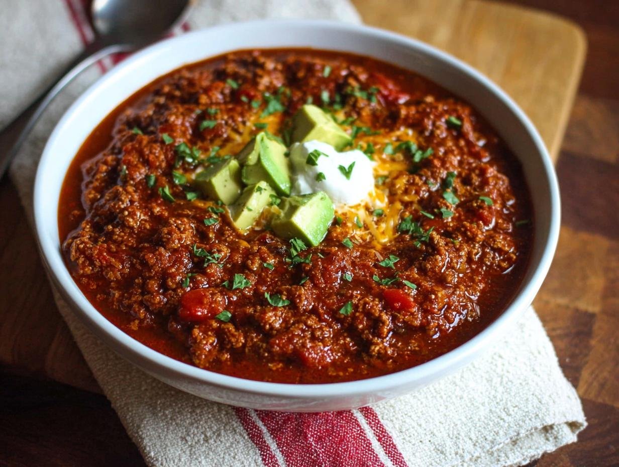 Chili Protéiné Élevé : 50g de saveurs intenses