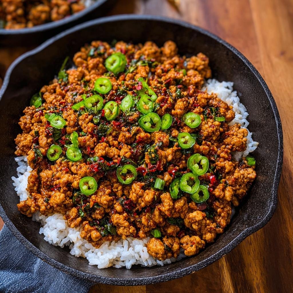 Poulet Haché Épicé : 20 Min Chrono