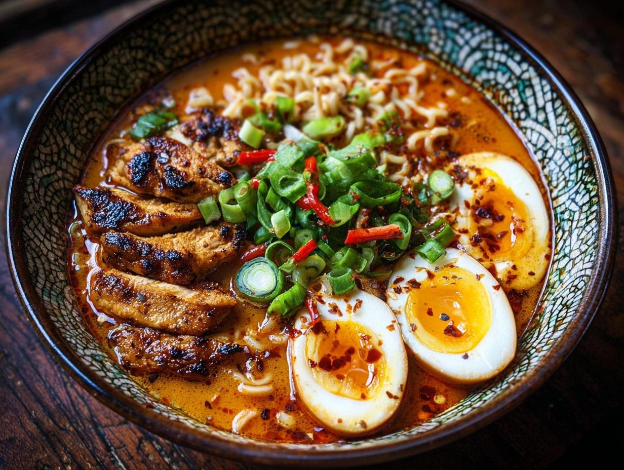 Ramen Poulet Épicé : 5 min pour un plat divin